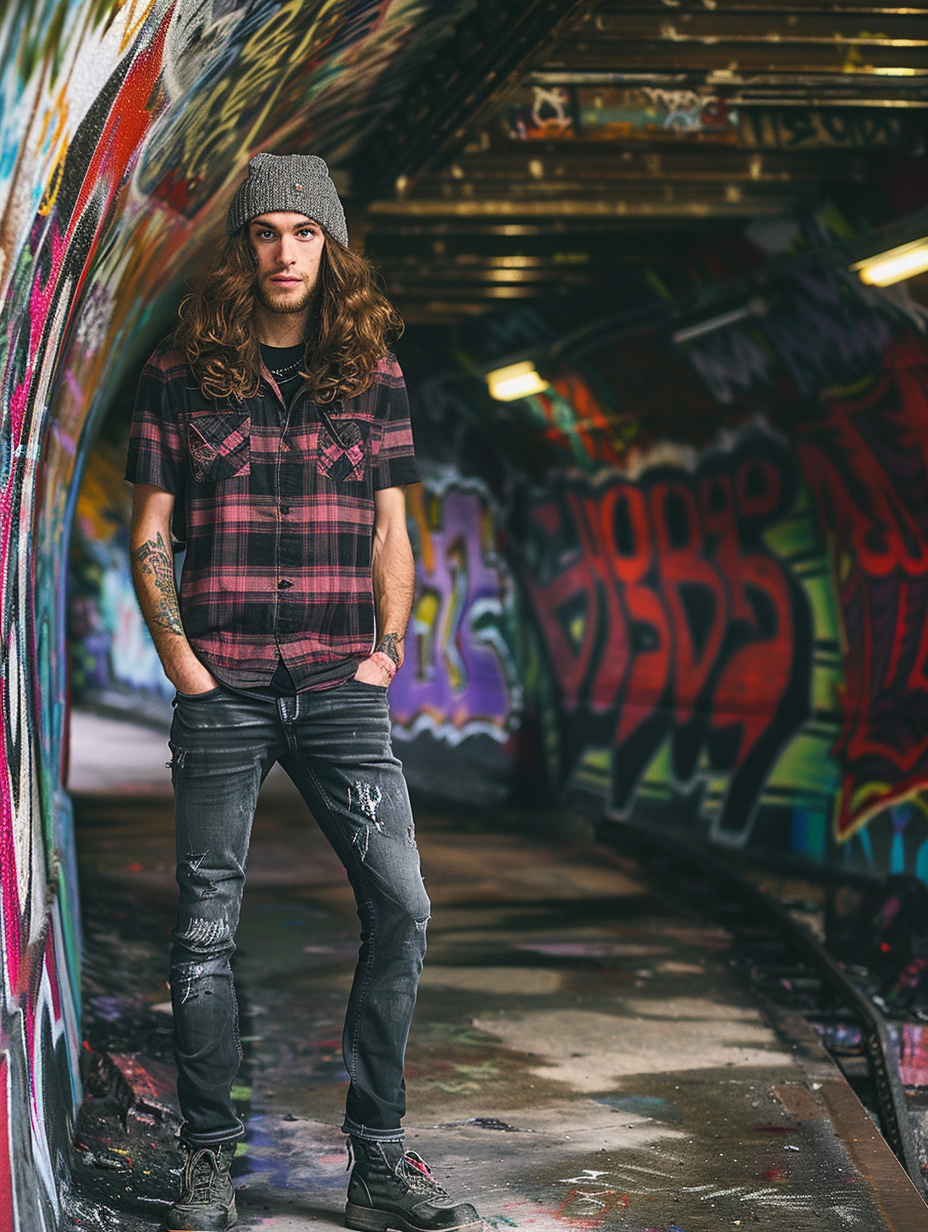 26 Grunge Outfits Men Ideas for 90s Aesthetic Punk Goth Vintage Rock ...