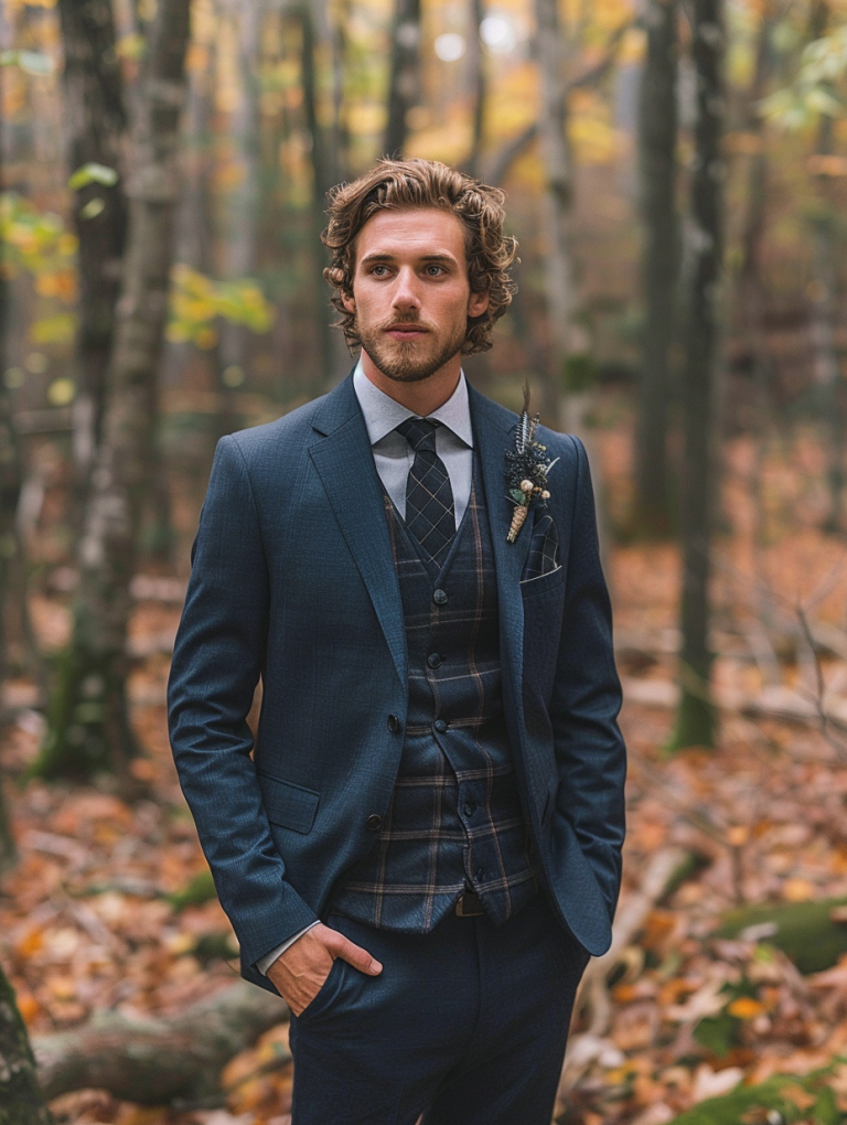 Discover 26 fall wedding outfits men love including guest casual semi ...
