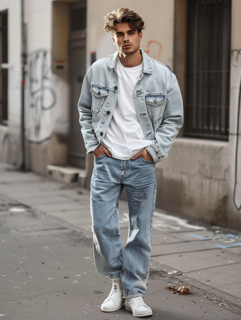 26 Unique baggy jeans outfit men ideas for a casual black shirt vintage ...
