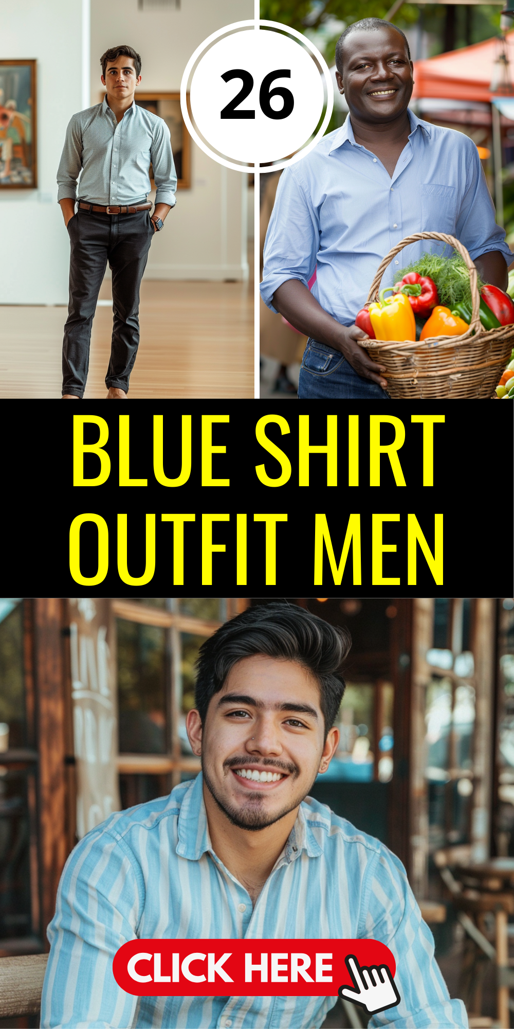 Explore 26 stylish blue shirt outfit men ideas including casual summer ...