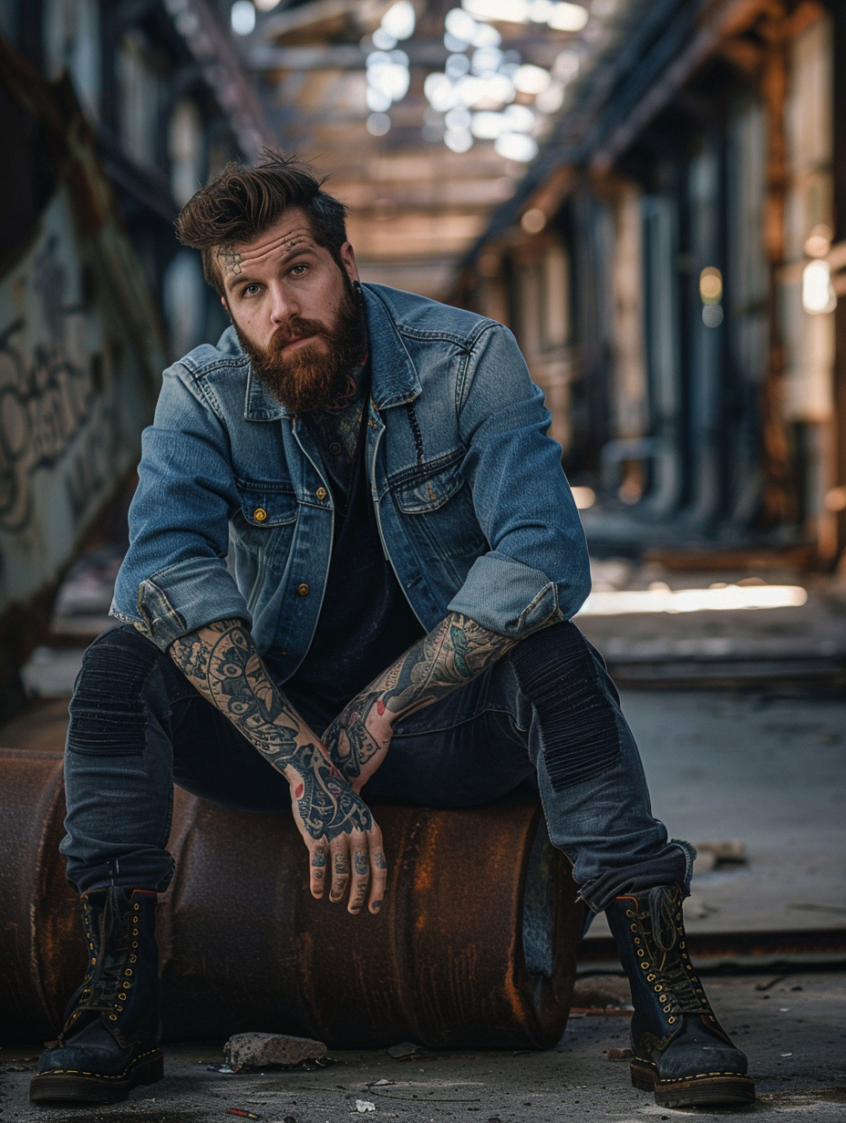 26 Grunge Outfits Men Ideas for 90s Aesthetic Punk Goth Vintage Rock ...