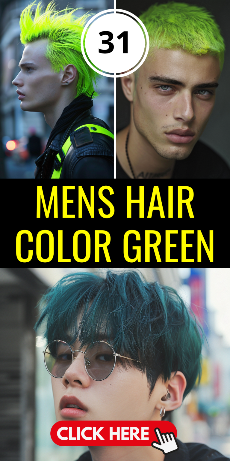 31 Stunning Ideas for mens hair color green from Ash Tones to Neon ...