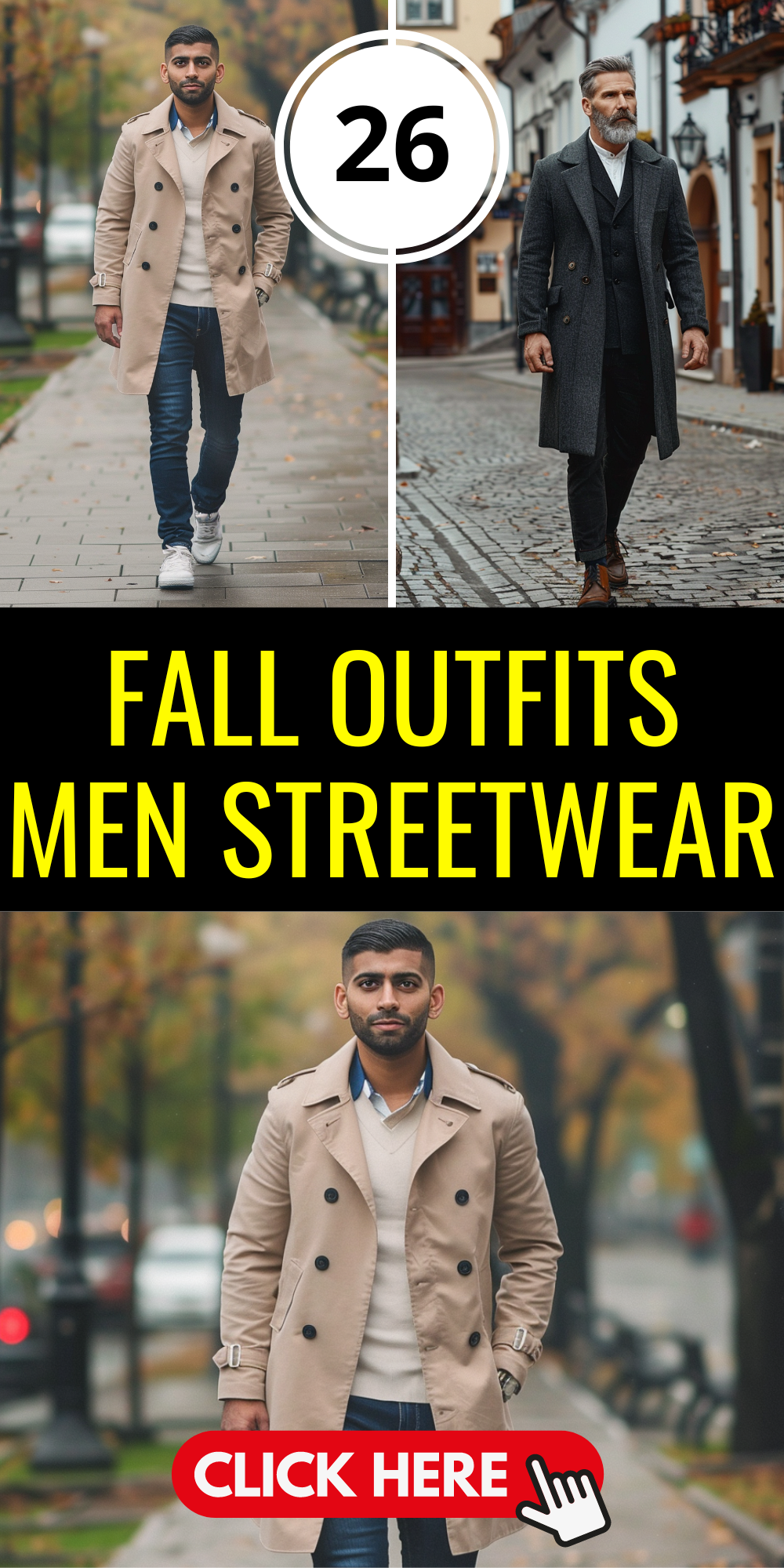 Explore 31 fall outfits men streetwear ideas with coats jackets ...
