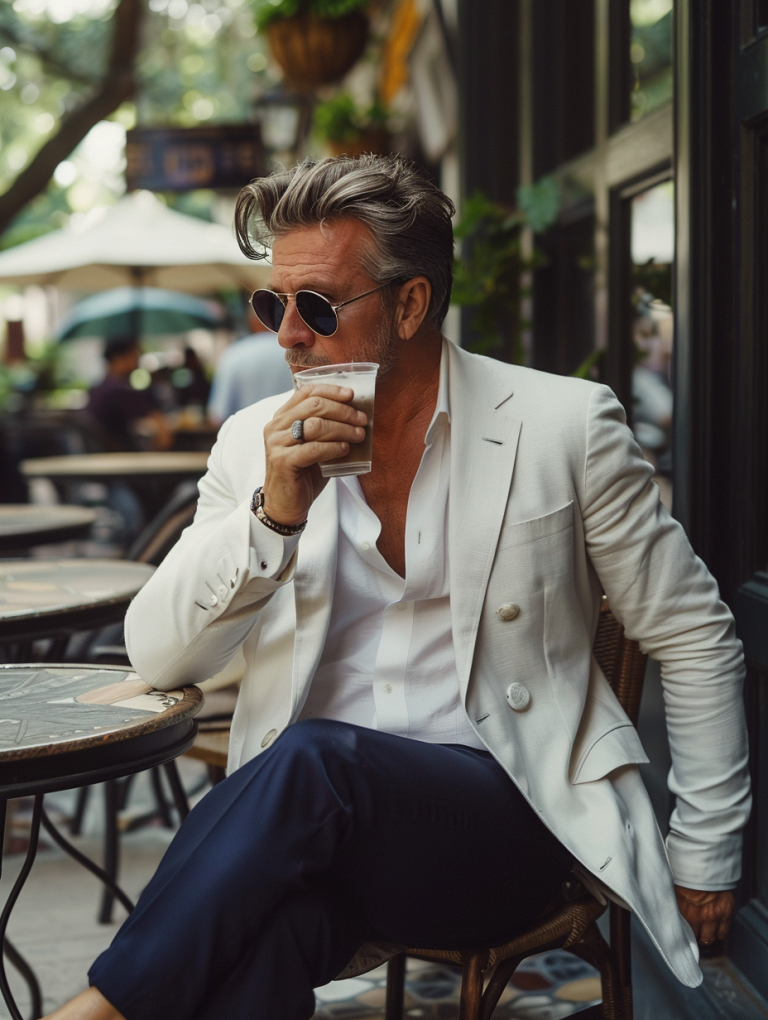 26 stylish white outfit ideas men can wear for any occasion from casual ...