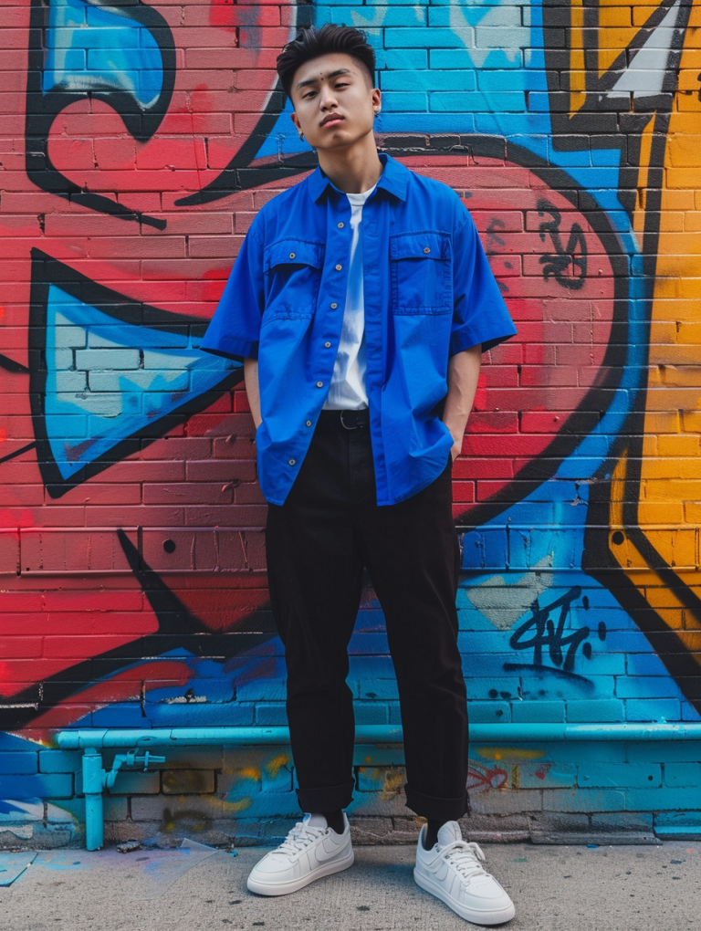 Explore 26 stylish blue shirt outfit men ideas including casual summer ...