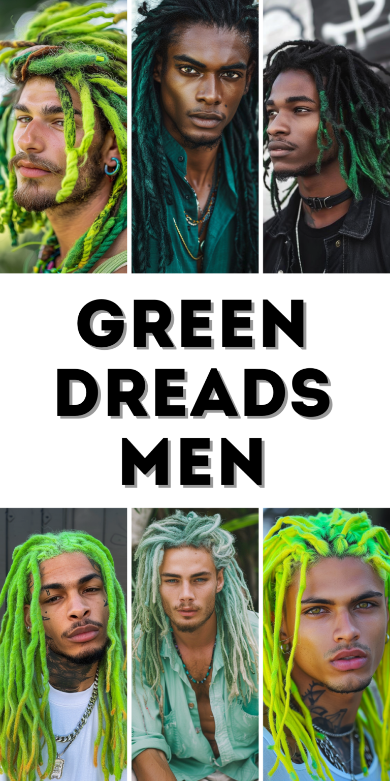 29 Creative Hairstyles for Green Dreads Men Including Dark Neon Lime ...