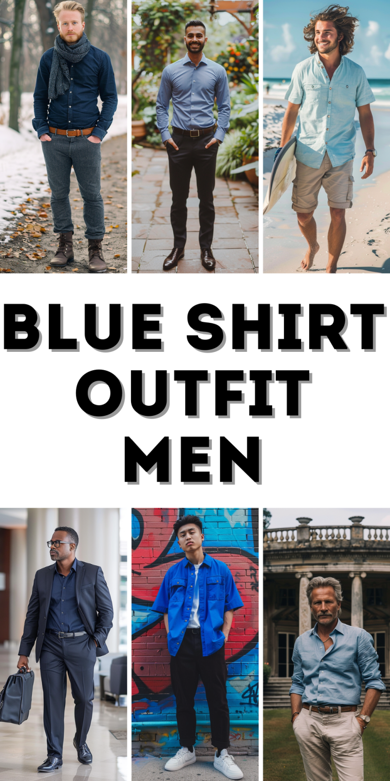 Explore 26 stylish blue shirt outfit men ideas including casual summer ...