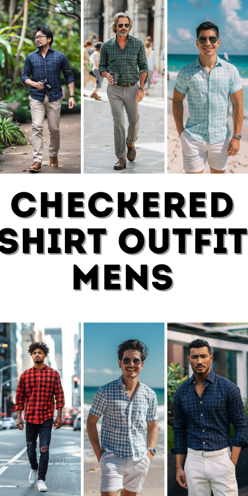 26 Trendy Checkered Shirt Outfit Mens Ideas for Every Season Blue Black ...