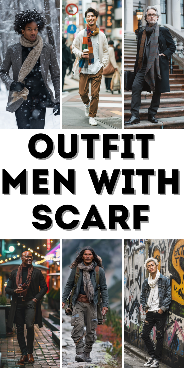26 outfit men with scarf ideas for Winter Formal and Casual looks ...