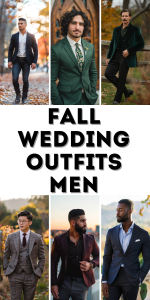Discover 26 fall wedding outfits men love including guest casual semi ...