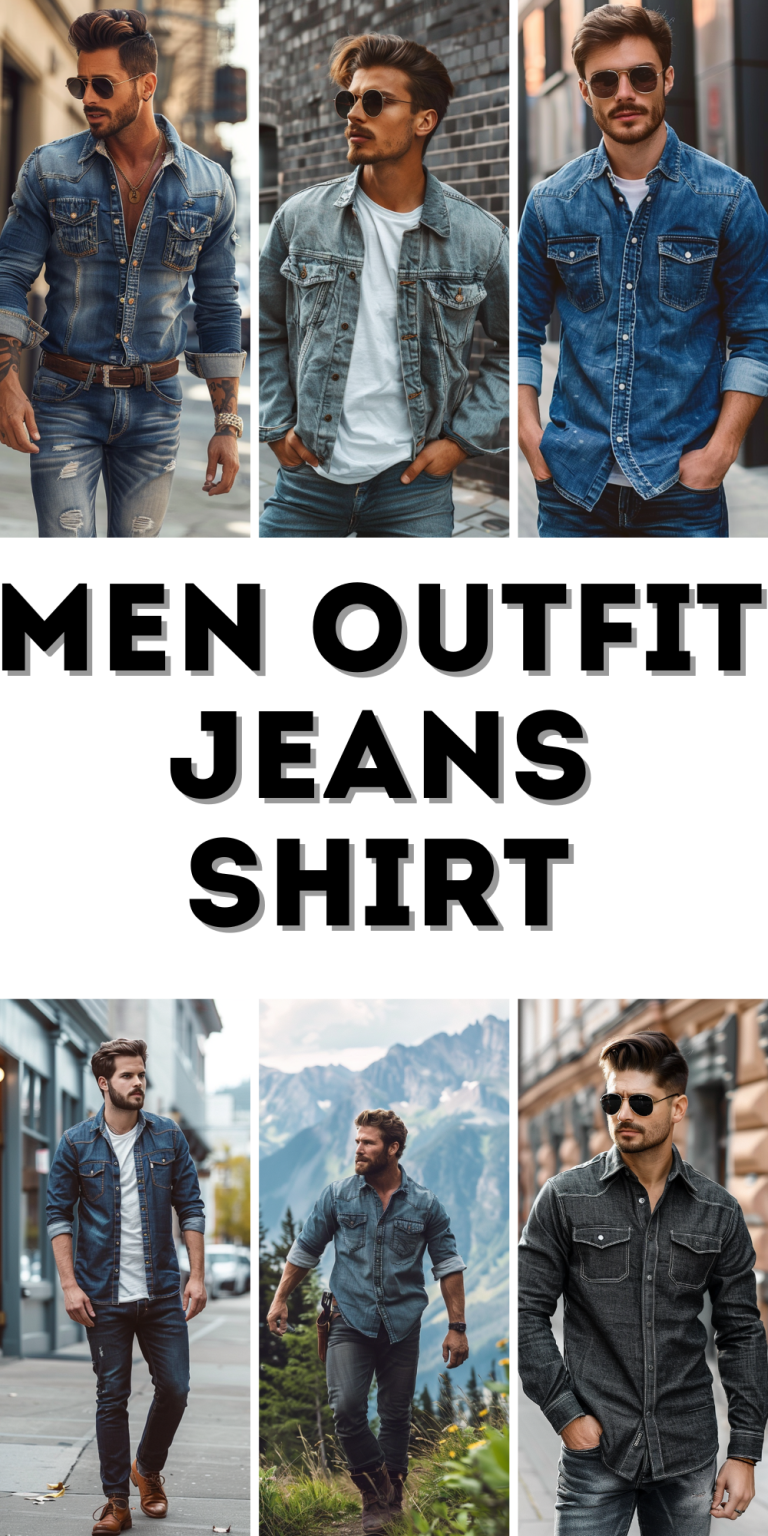 Discover 26 Men Outfit Jeans Shirt Ideas for Casual and Formal Looks ...
