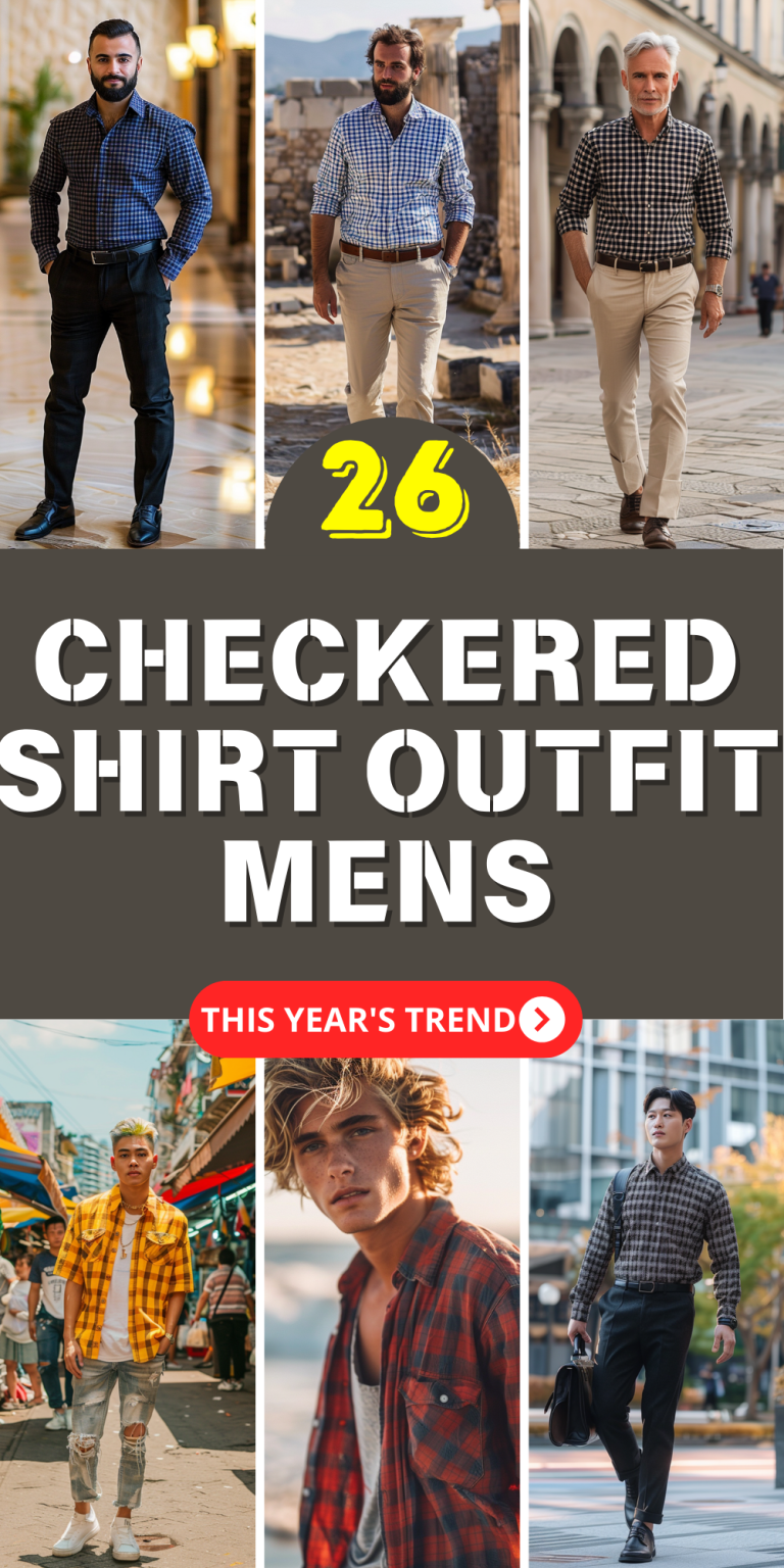 26 Trendy Checkered Shirt Outfit Mens Ideas for Every Season Blue Black ...