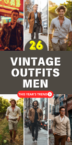 26 vintage outfits men ideas for a stylish and classy look with retro ...