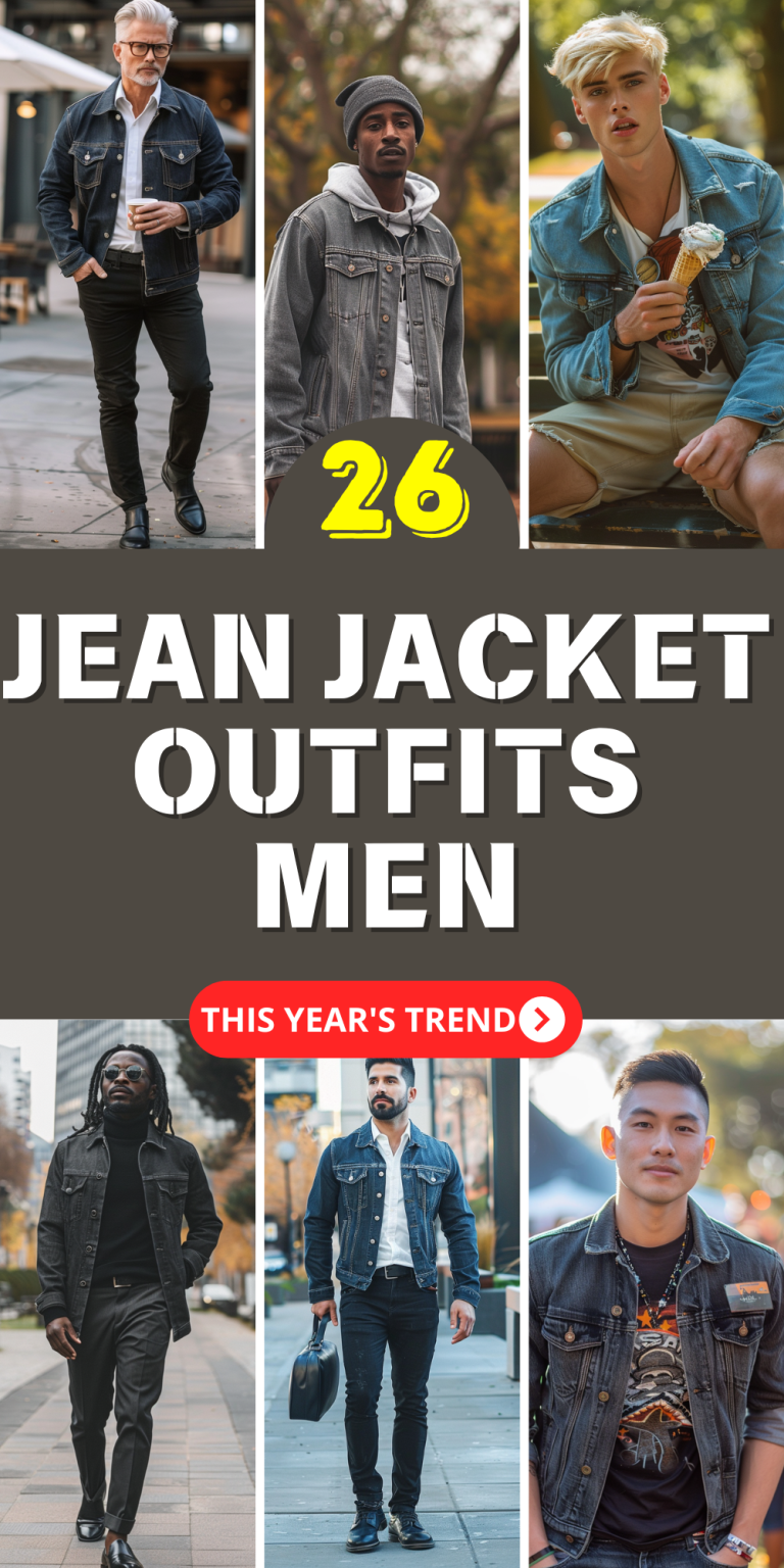 26 Jean Jacket Outfits Men Will Love: From Casual to Street Styles ...
