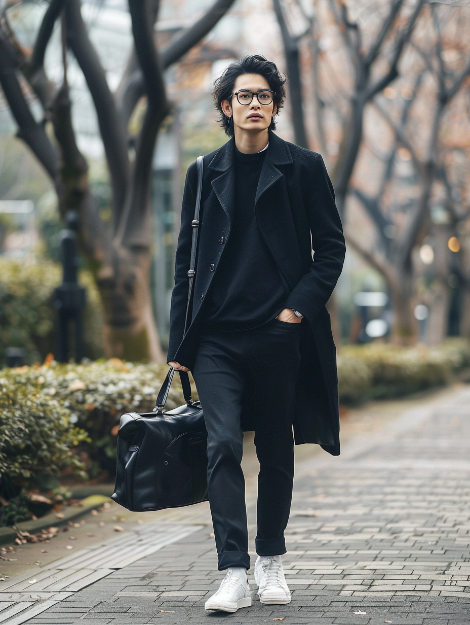 26 Stylish Ideas for Men Outfit with Bag Featuring Streetwear Korean ...