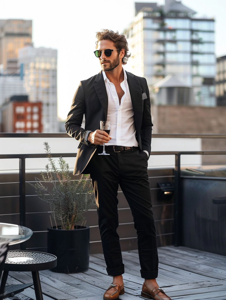 25 black outfit ideas men including casual streetwear summer and formal ...