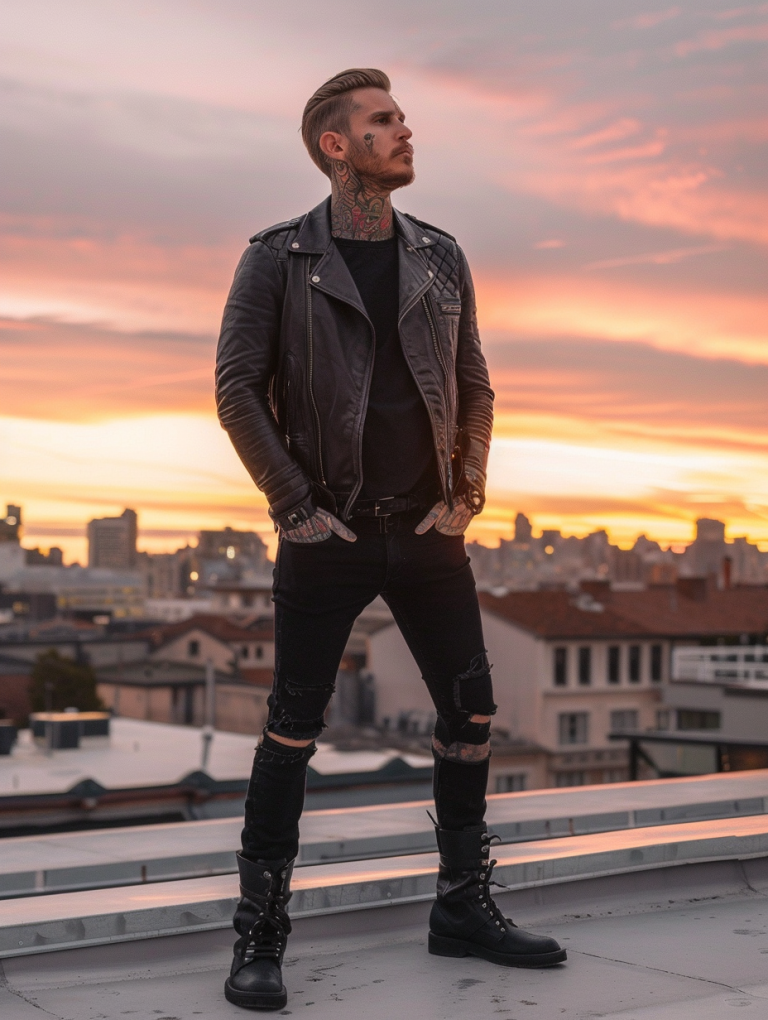 26 Grunge Outfits Men Ideas for 90s Aesthetic Punk Goth Vintage Rock ...