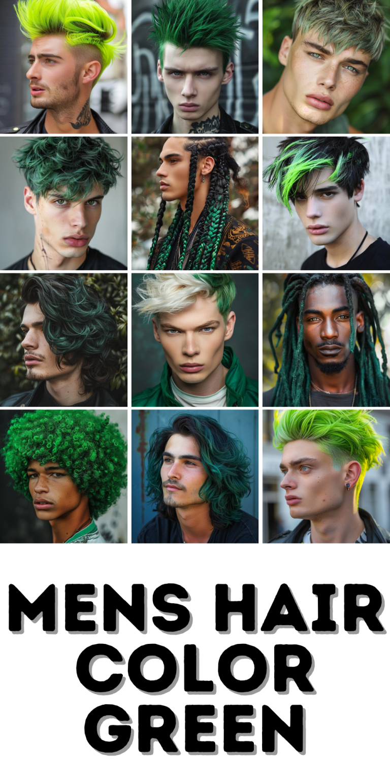 31 Stunning Ideas for mens hair color green from Ash Tones to Neon ...