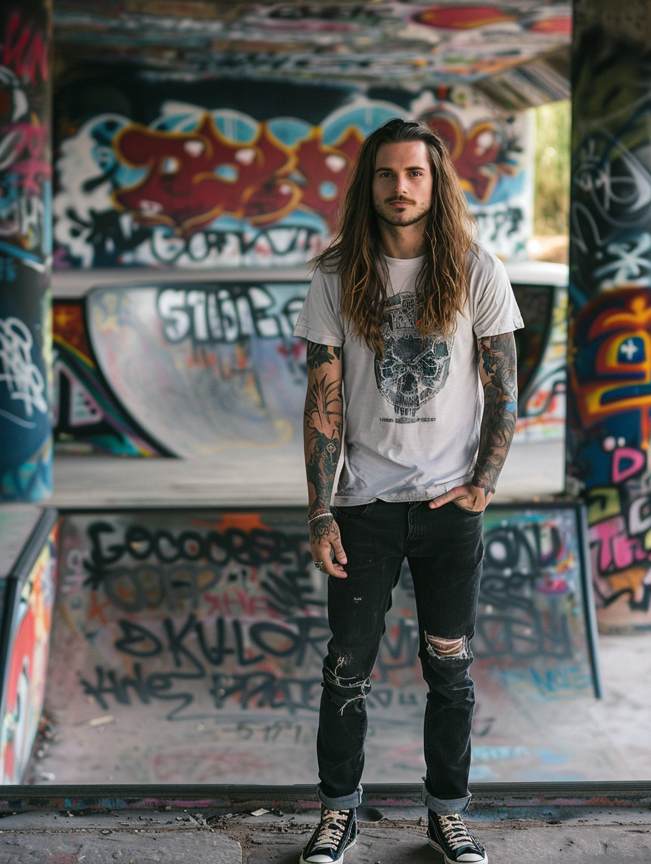 26 Grunge Outfits Men Ideas for 90s Aesthetic Punk Goth Vintage Rock ...