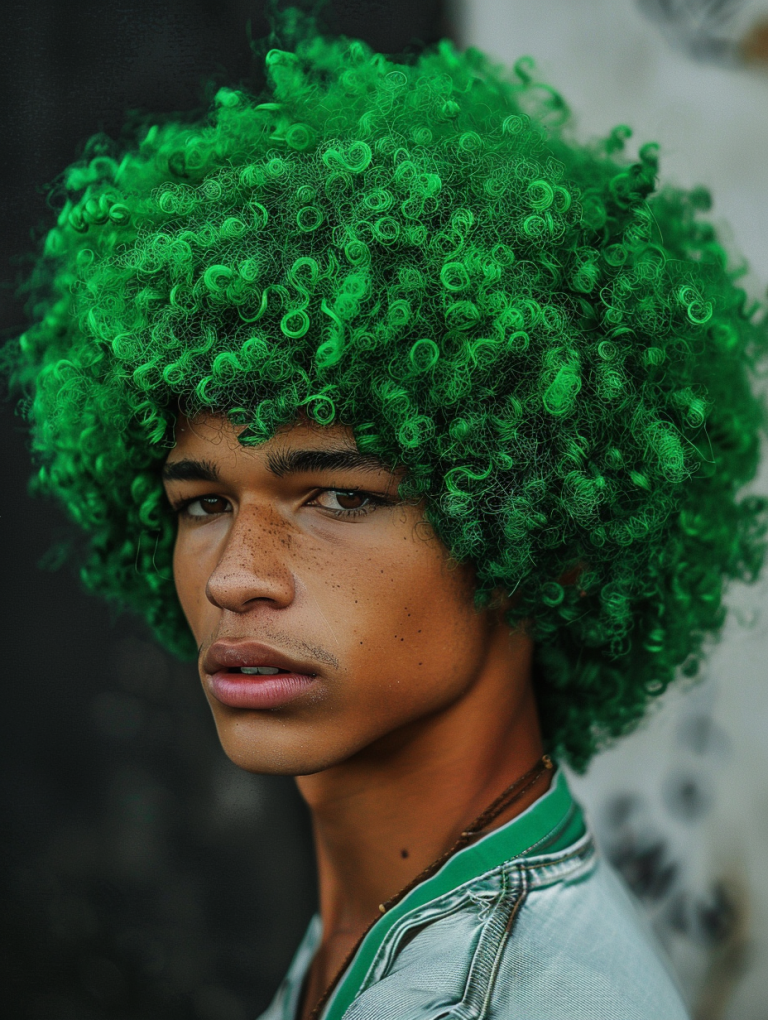 31 Stunning Ideas for mens hair color green from Ash Tones to Neon ...