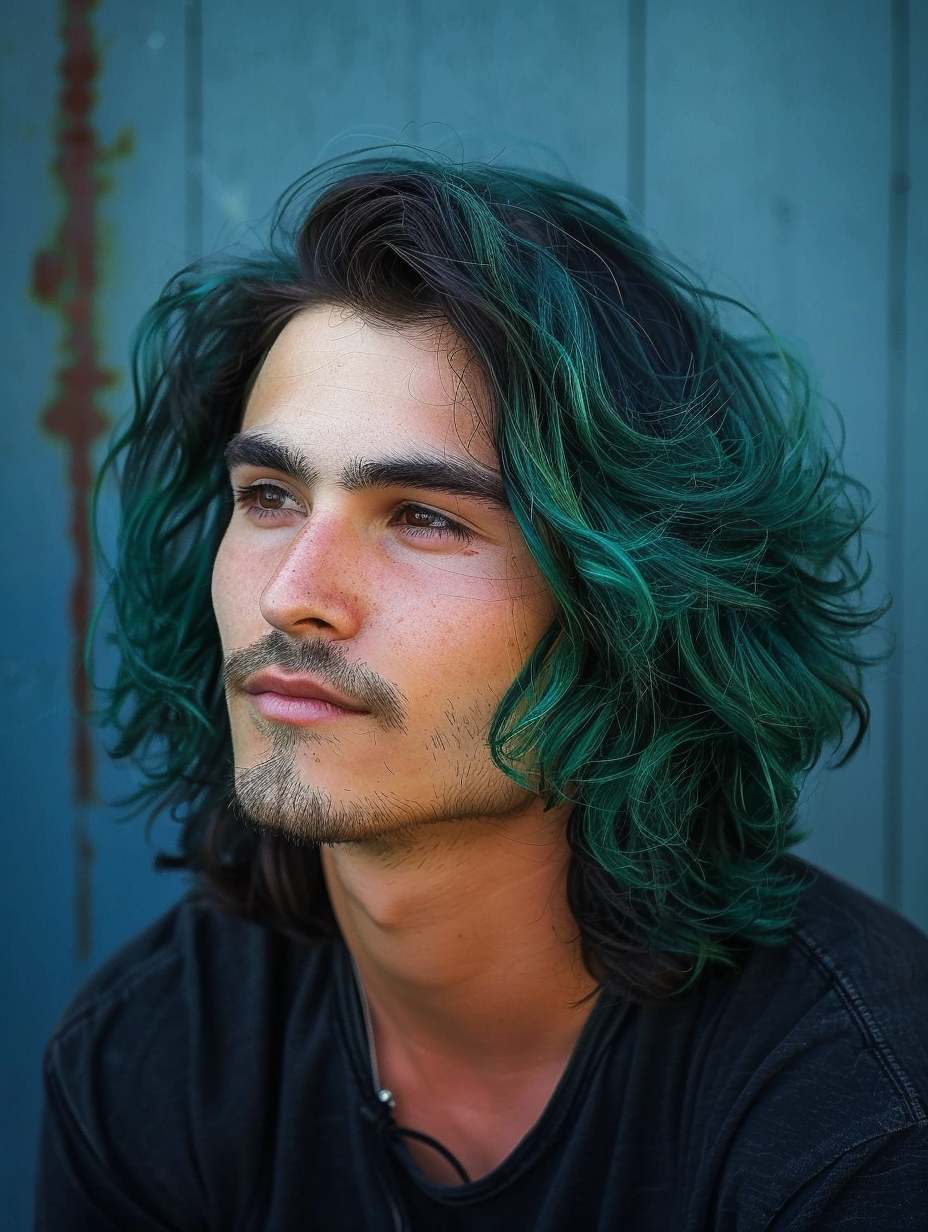 31 Stunning Ideas for mens hair color green from Ash Tones to Neon ...