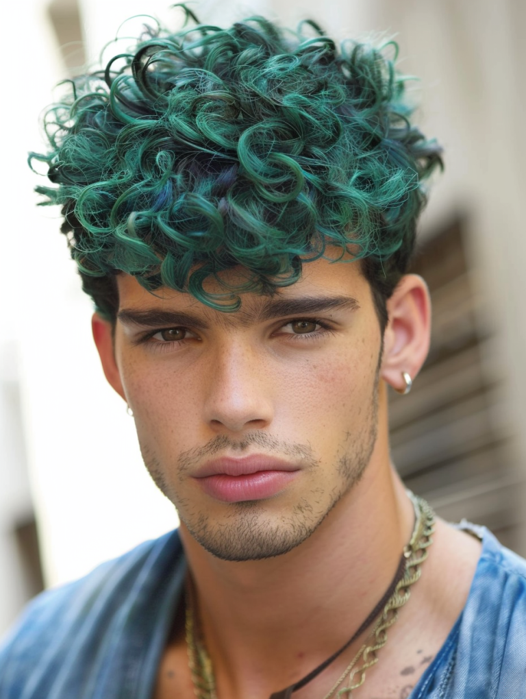 31 Stunning Ideas for mens hair color green from Ash Tones to Neon ...