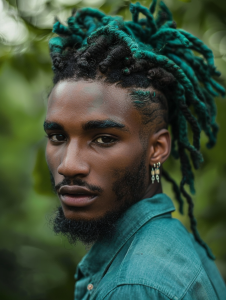 29 Creative Hairstyles for Green Dreads Men Including Dark Neon Lime ...