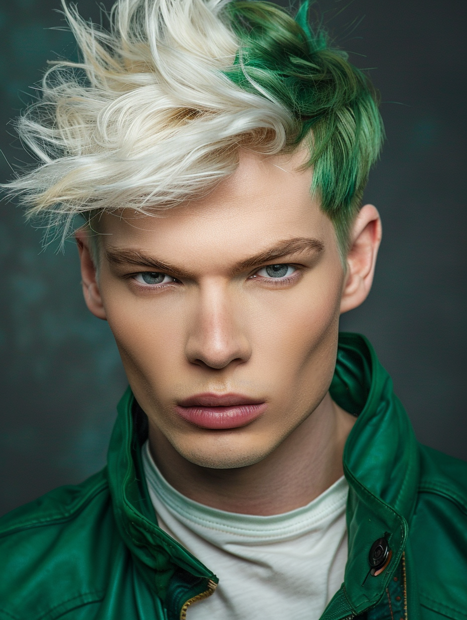 31 Stunning Ideas for mens hair color green from Ash Tones to Neon ...