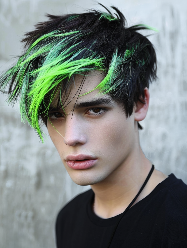 31 Stunning Ideas for mens hair color green from Ash Tones to Neon ...