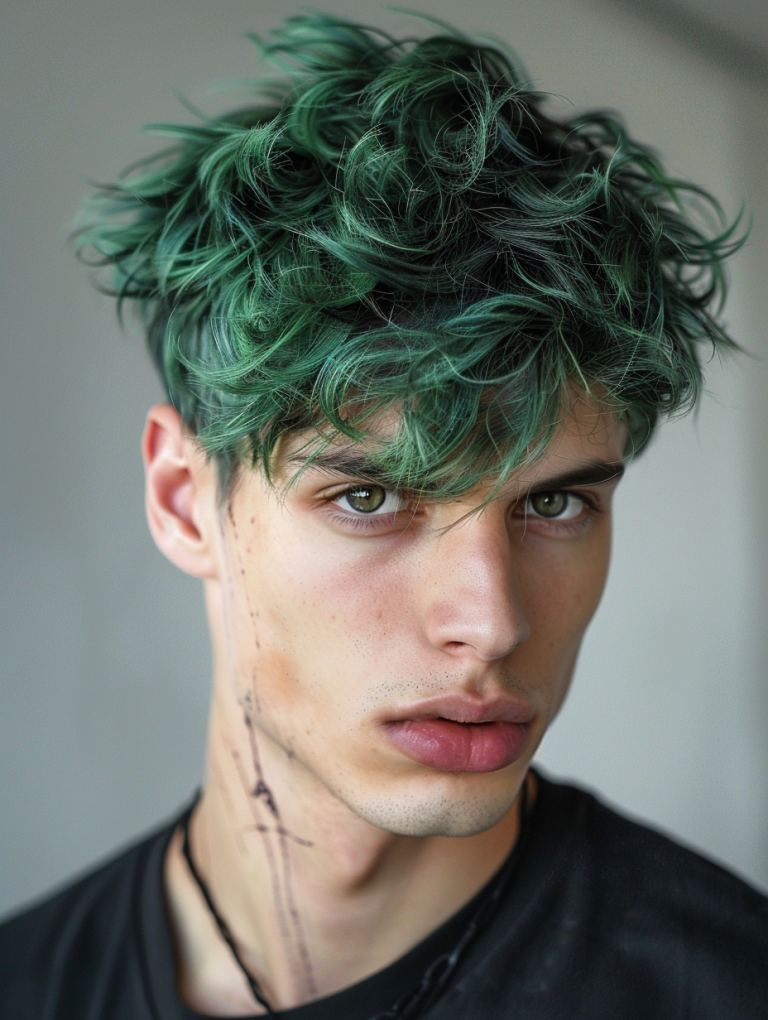 31 Stunning Ideas for mens hair color green from Ash Tones to Neon ...
