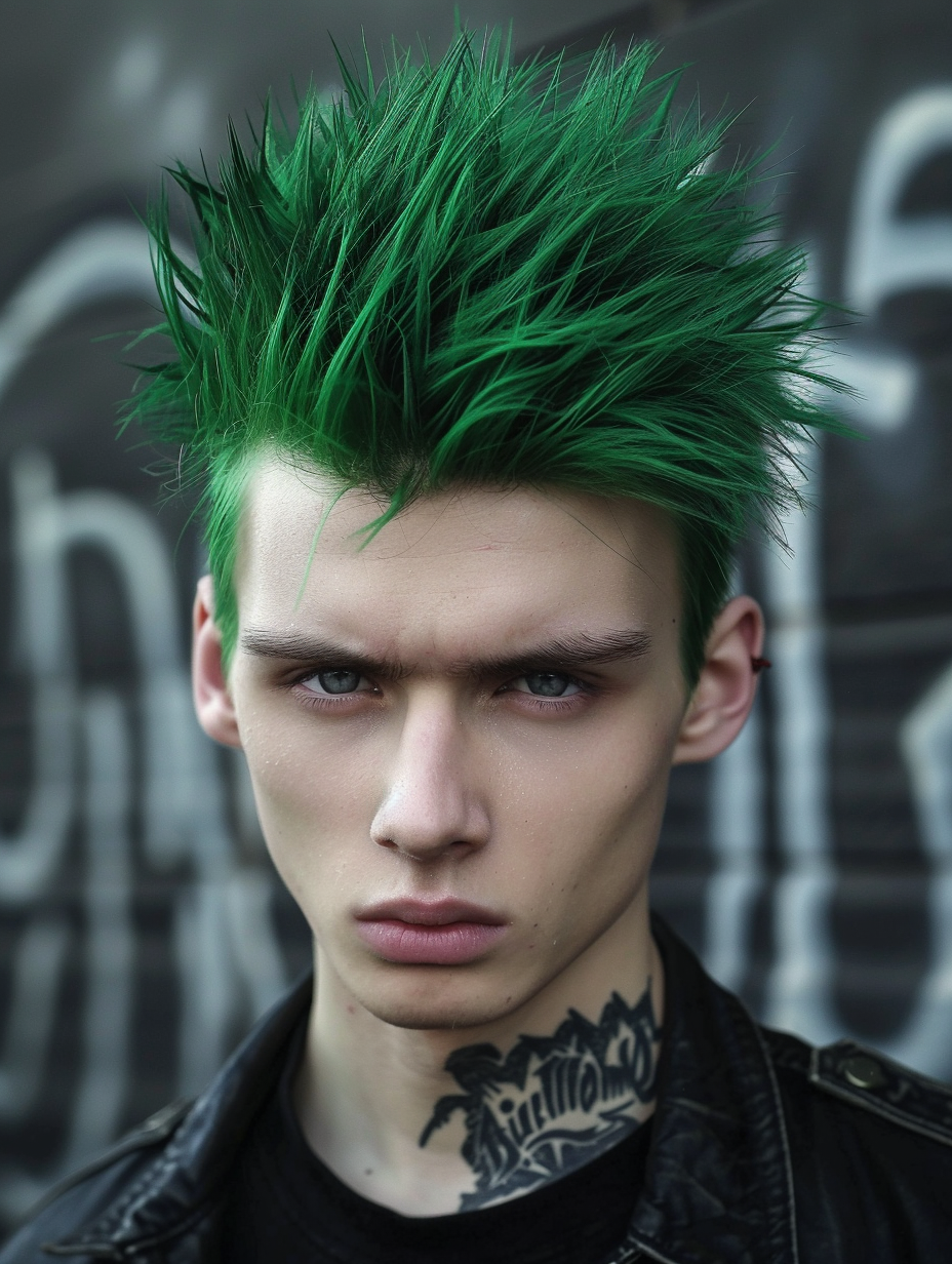 31 Stunning Ideas for mens hair color green from Ash Tones to Neon ...
