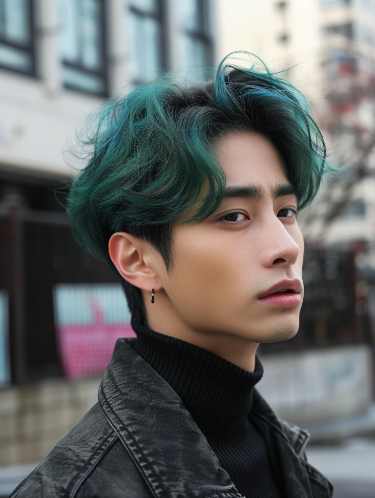 31 Stunning Ideas for mens hair color green from Ash Tones to Neon ...