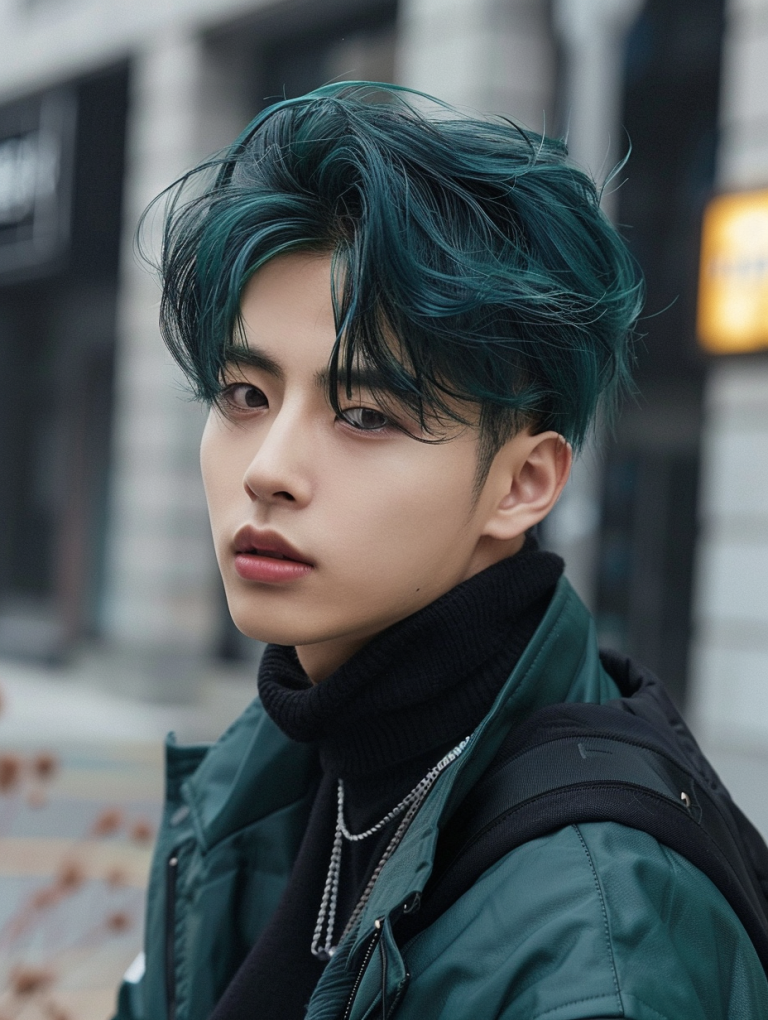 31 Stunning Ideas for mens hair color green from Ash Tones to Neon ...