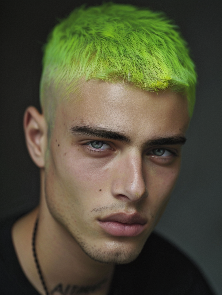 31 Stunning Ideas for mens hair color green from Ash Tones to Neon ...