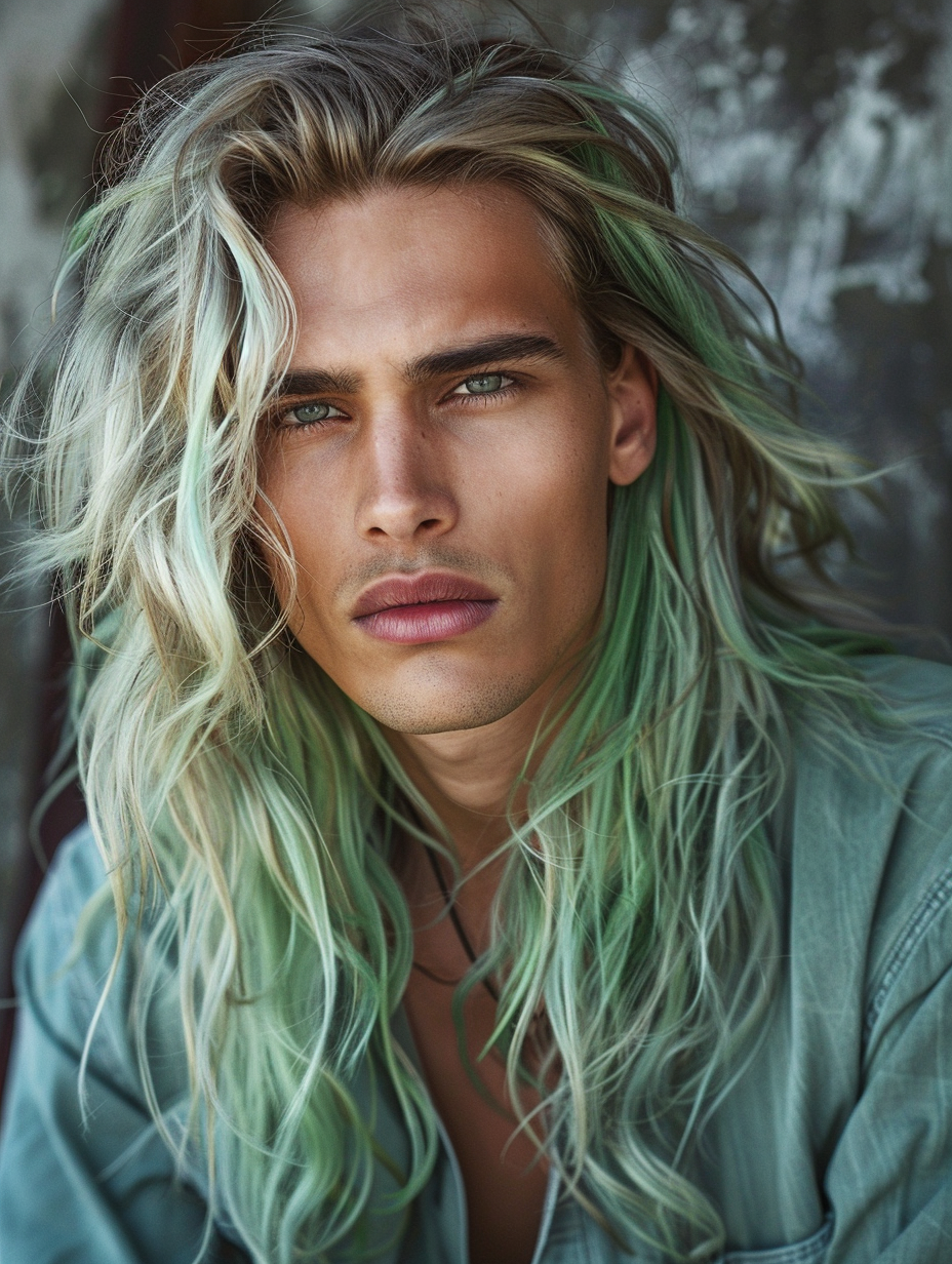 31 Stunning Ideas for mens hair color green from Ash Tones to Neon ...