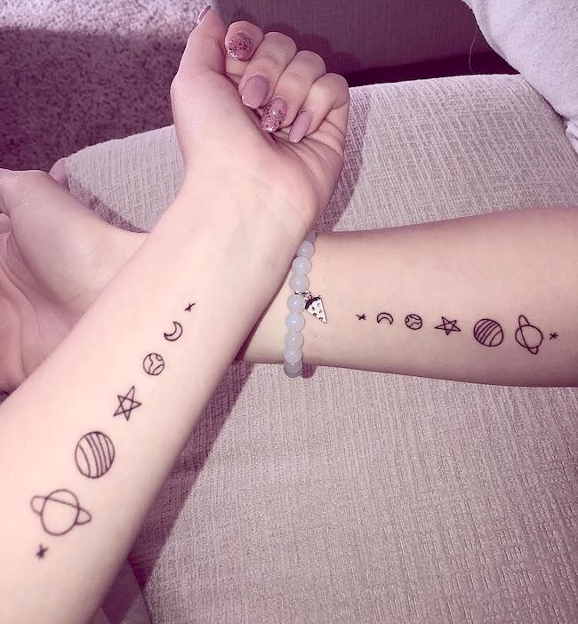 Unique Small and Meaningful Couple Tattoos: Ideas for Matching Designs ...
