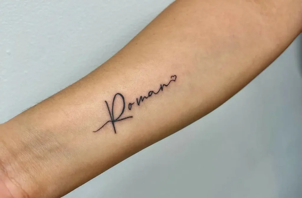 Kids Name Tattoos Ideas for Women: Creative Designs Featuring Names ...
