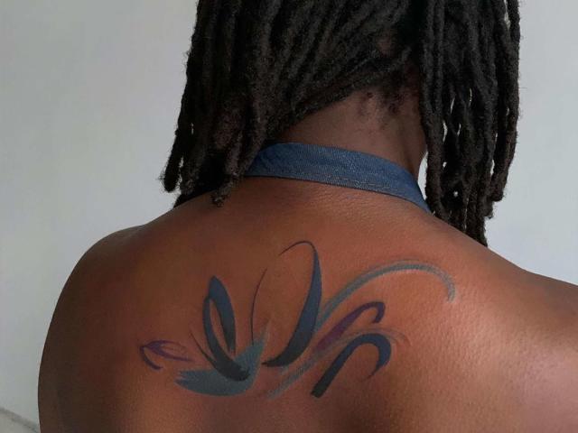 Vibrant Color Tattoo Ideas for Black Skin Featuring Floral, Portrait ...