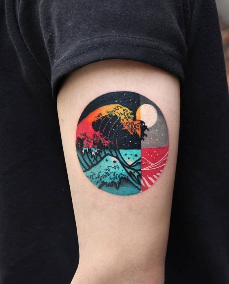 Colorful Tattoo Ideas for Men and Women: From Minimalist to Full Sleeve ...