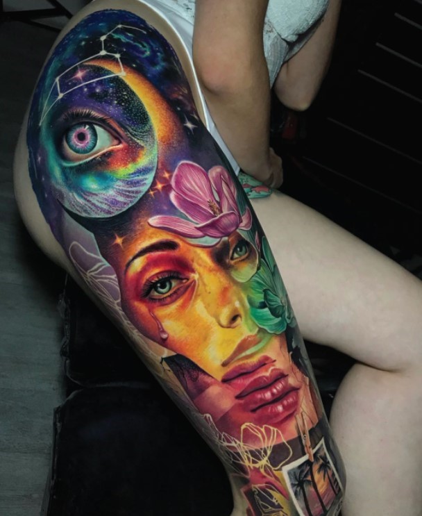 Colorful Tattoo Ideas for Men and Women: From Minimalist to Full Sleeve ...