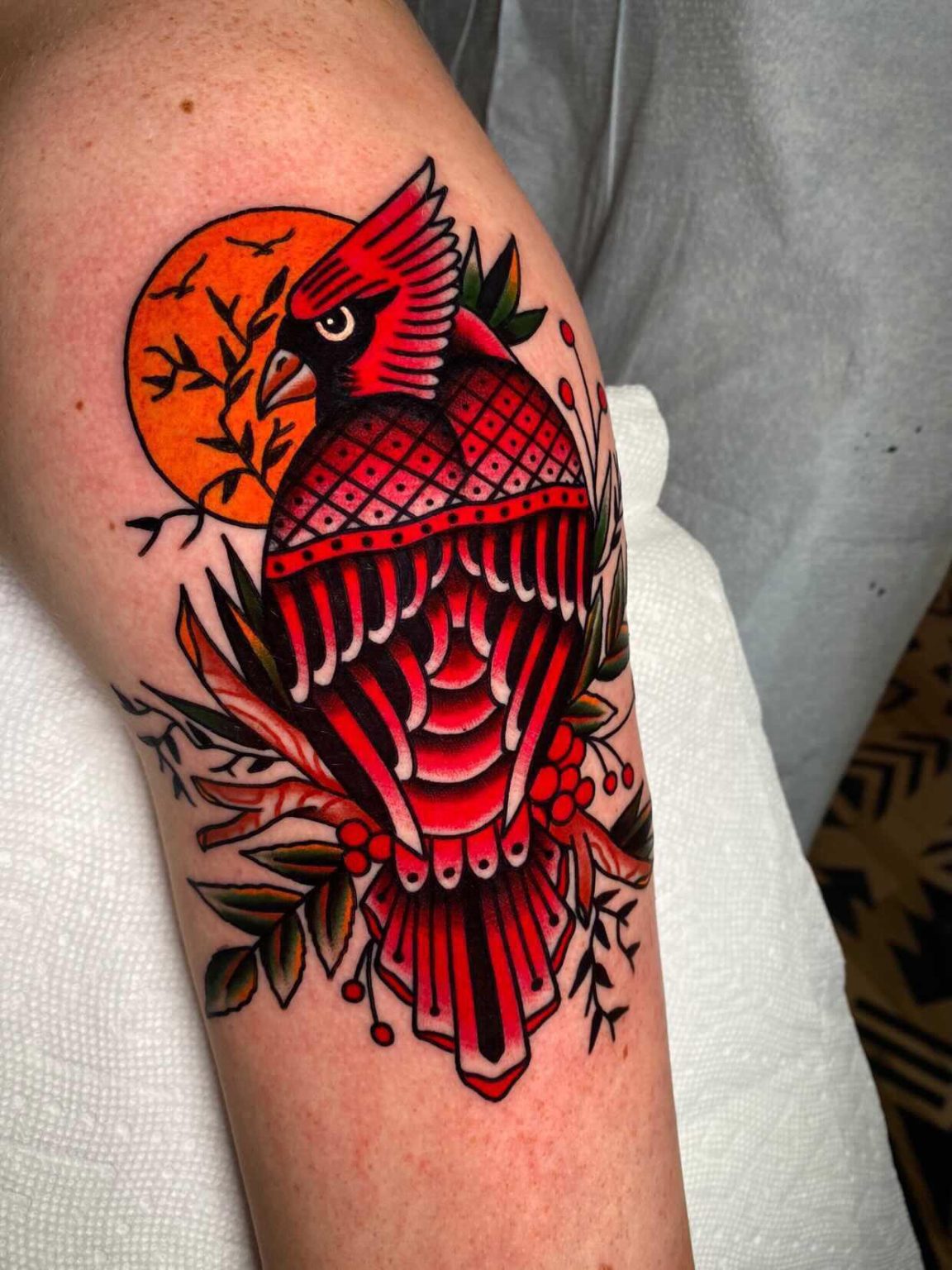 Red Cardinal Tattoo Ideas for Men and Women: Small, Simple, and ...