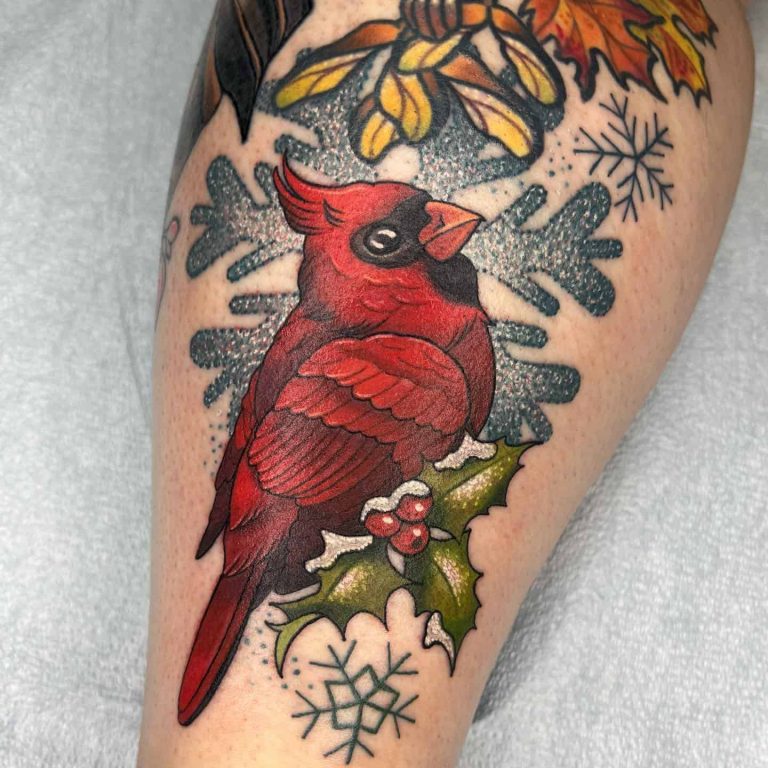 Red Cardinal Tattoo Ideas for Men and Women: Small, Simple, and ...