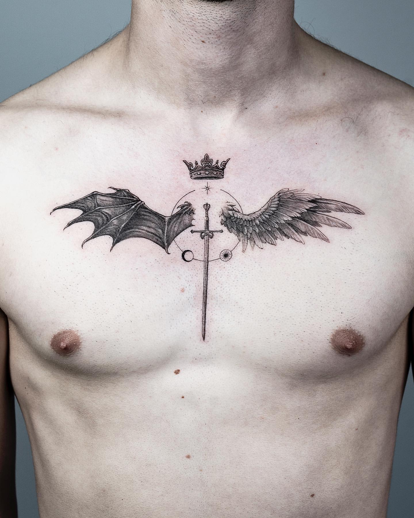 Best Chest Tattoo Ideas for Men: Unique Designs, Meaningful Symbols ...