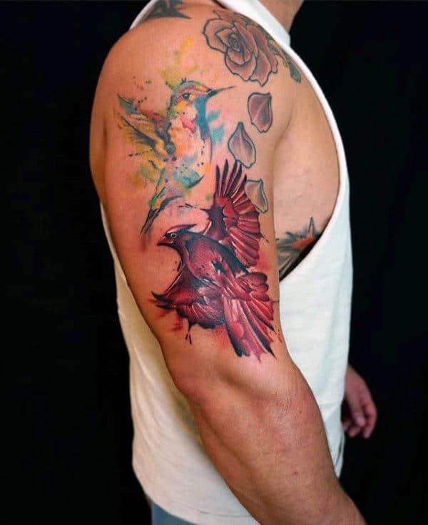 Red Cardinal Tattoo Ideas for Men and Women: Small, Simple, and ...