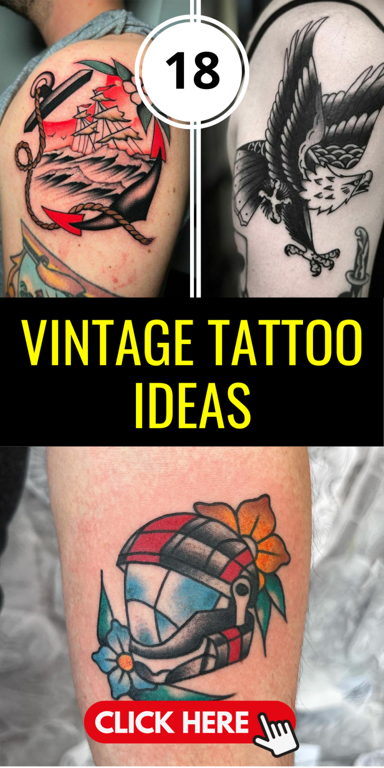 Vintage Tattoo Ideas for Men and Women: Old School, Retro, and ...