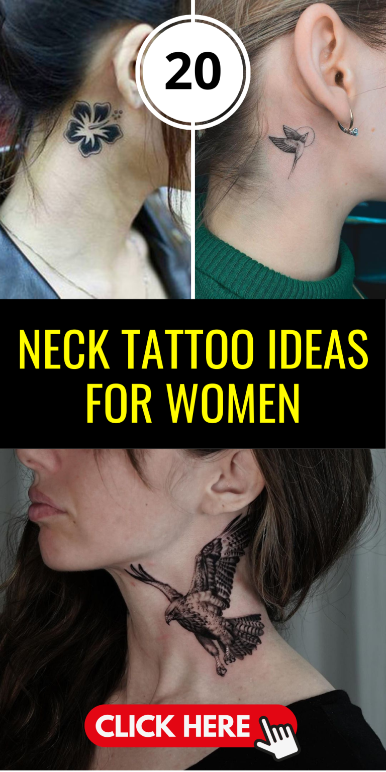 Neck Tattoo Ideas for Women: Elegant, Symbolic, and Unique Designs for ...