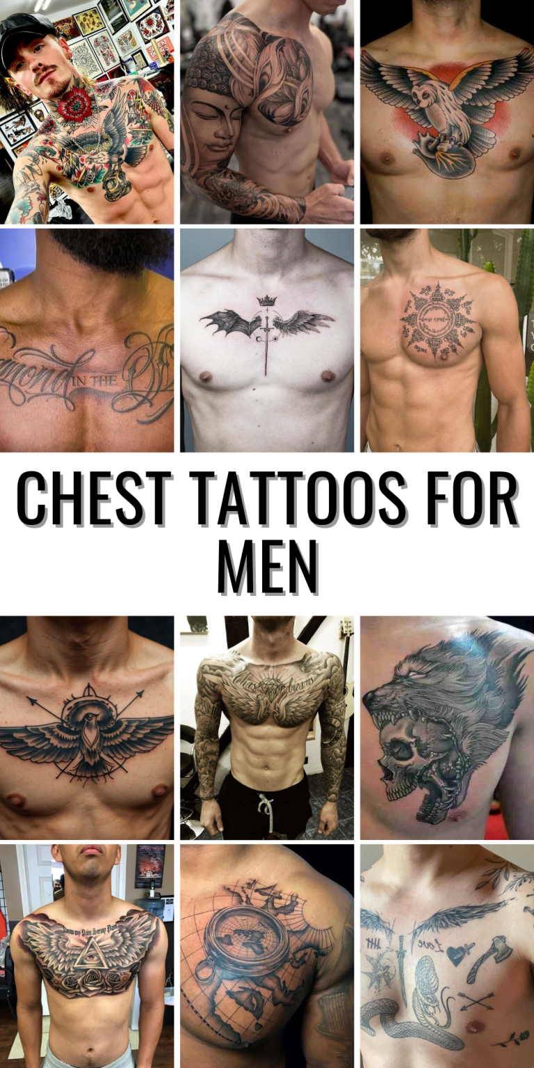 Best Chest Tattoo Ideas for Men: Unique Designs, Meaningful Symbols ...
