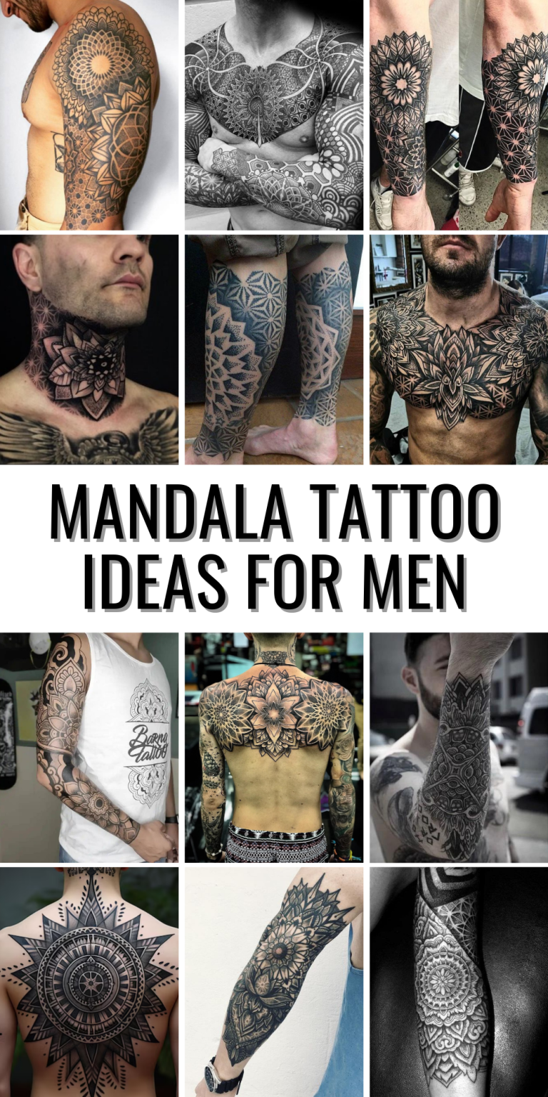 Creative Mandala Tattoo Ideas for Men: Intricate Designs for Forearms ...