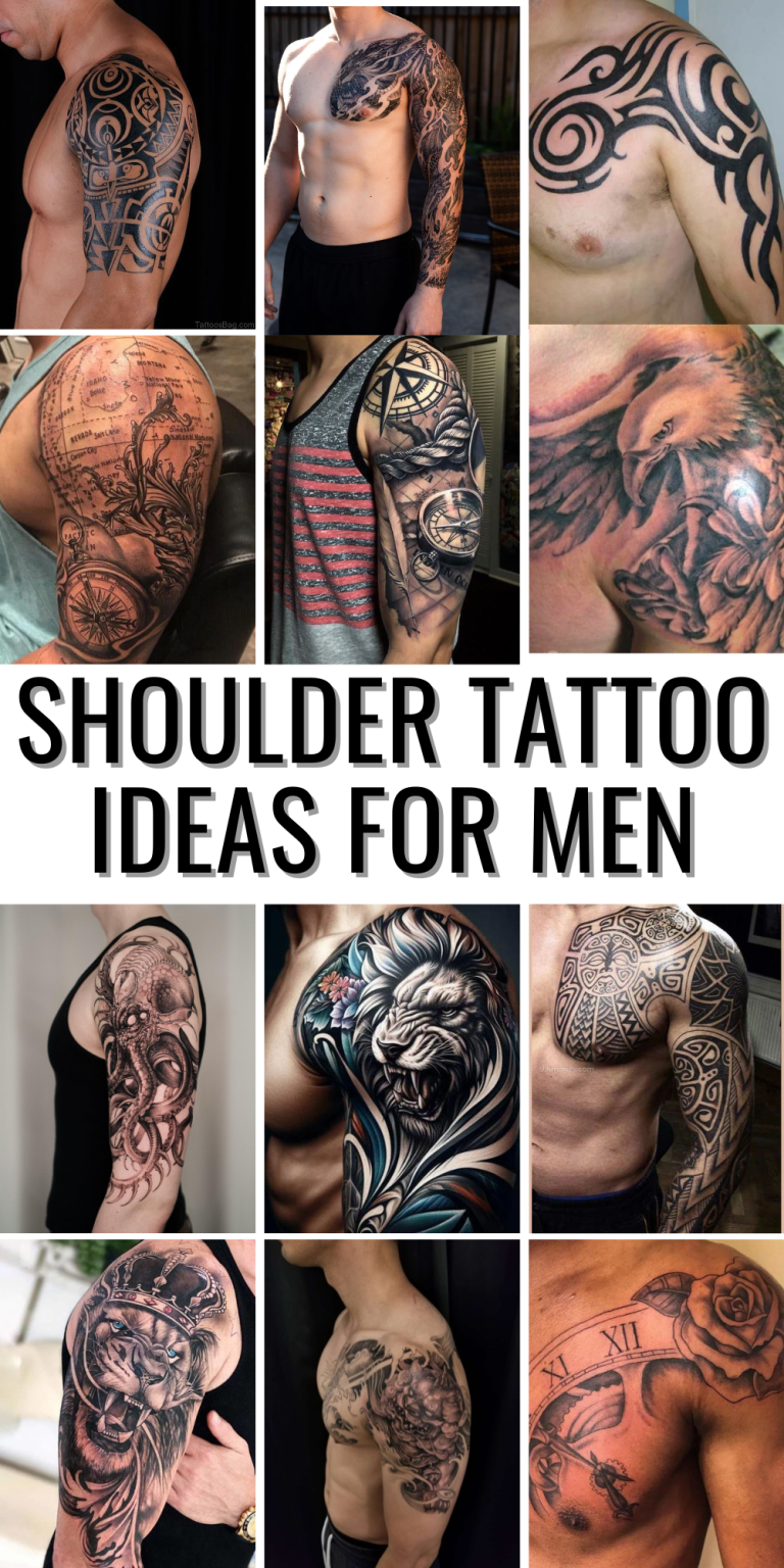 Bold and Meaningful Shoulder Tattoo Ideas for Men: Unique Designs to ...