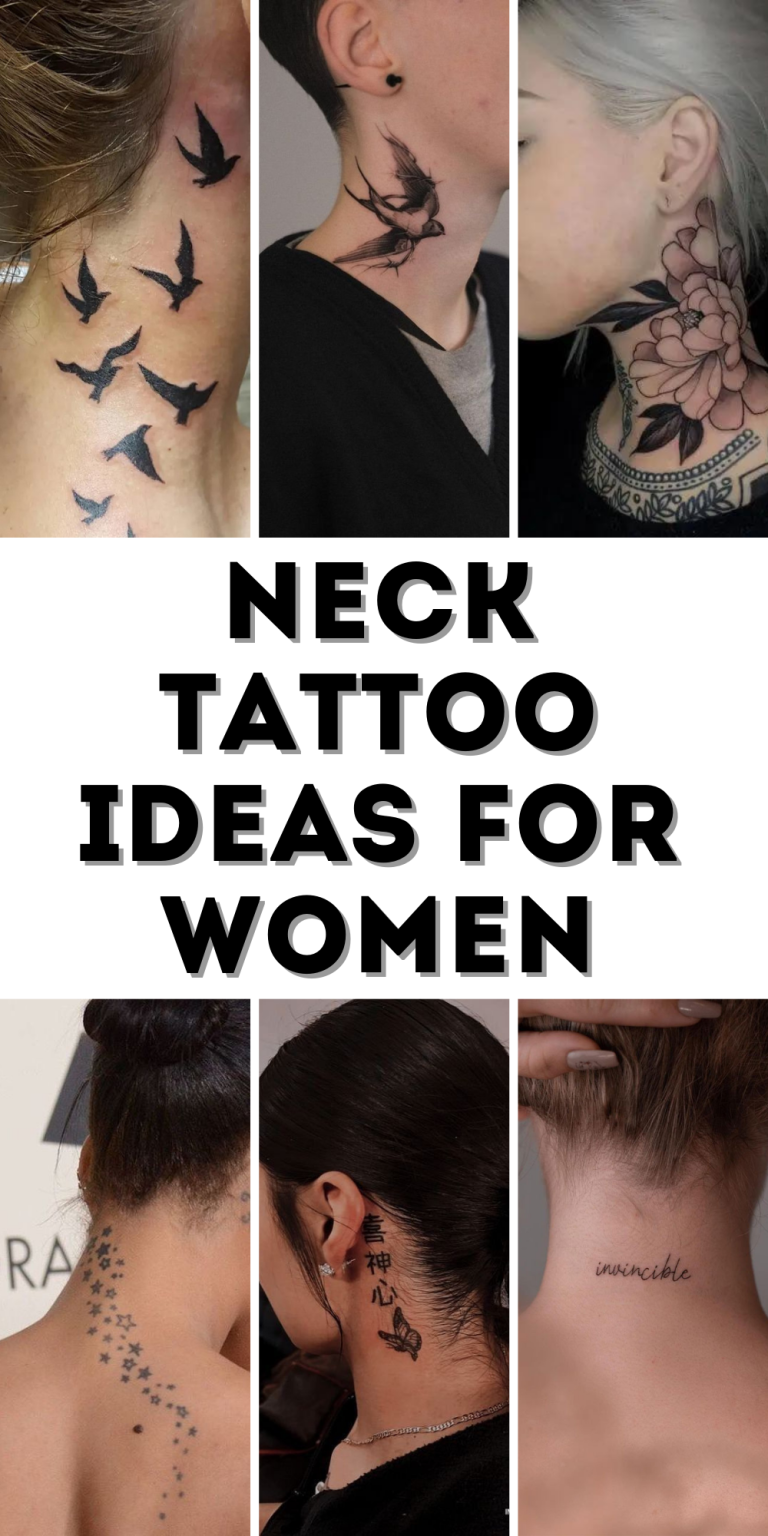 Neck Tattoo Ideas for Women: Elegant, Symbolic, and Unique Designs for ...